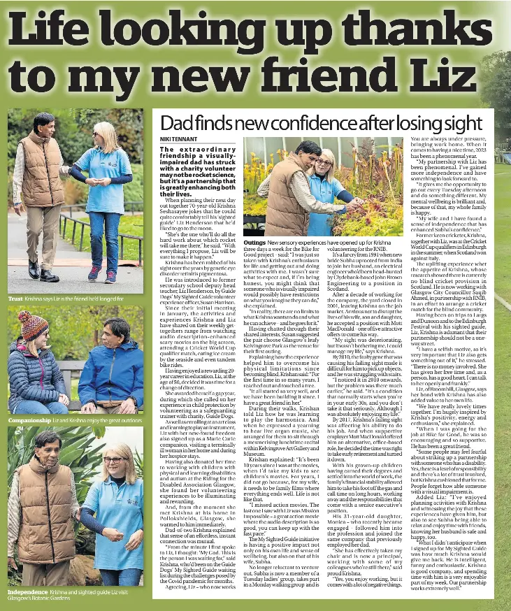 Life looking up thanks to my new friend Liz - PressReader