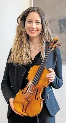 23-Jährige spielt künftig auf spezieller Violine - PressReader