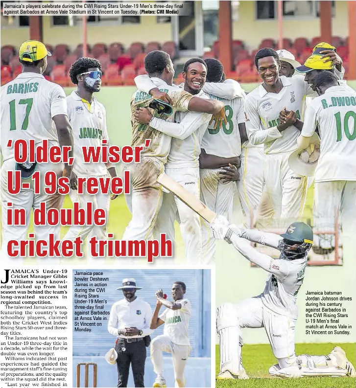 ‘Older, wiser’ U-19s revel in double cricket triumph - PressReader