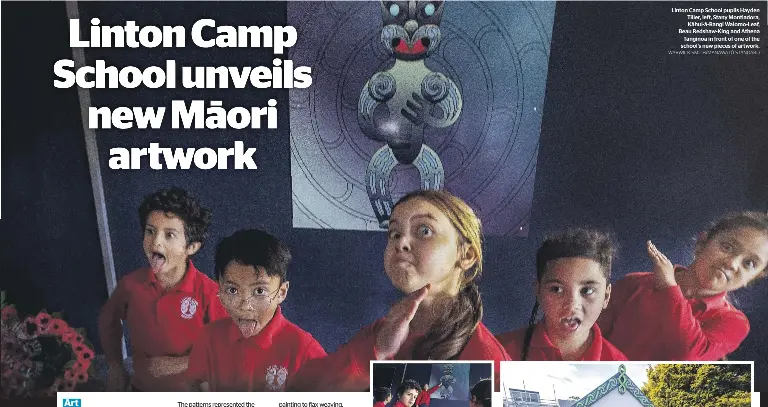 Linton Camp School unveils new Māori artwork - PressReader