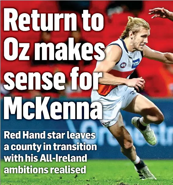 Return to Oz makes sense for McKenna - PressReader