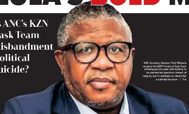 MBALULA’S BOLD MOVE - PressReader