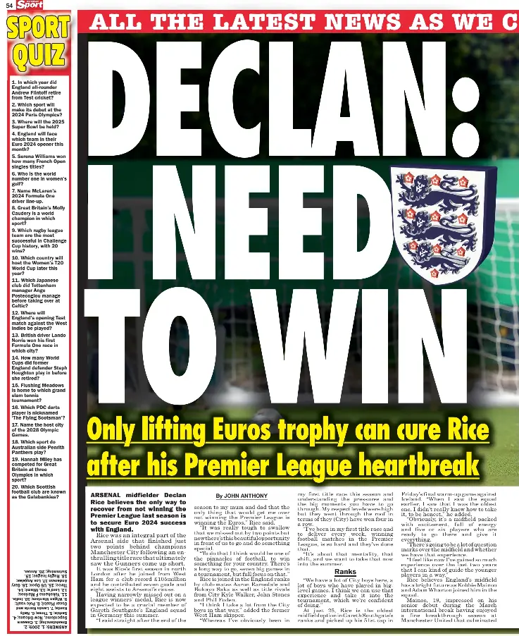 DECLAN: I NEED TO WIN - PressReader