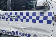Police divisional van damaged - PressReader