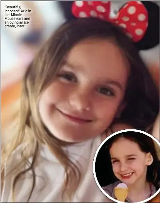 Aria, 9, was ‘a brave,7 kind-hearted soul... a special little angel ...