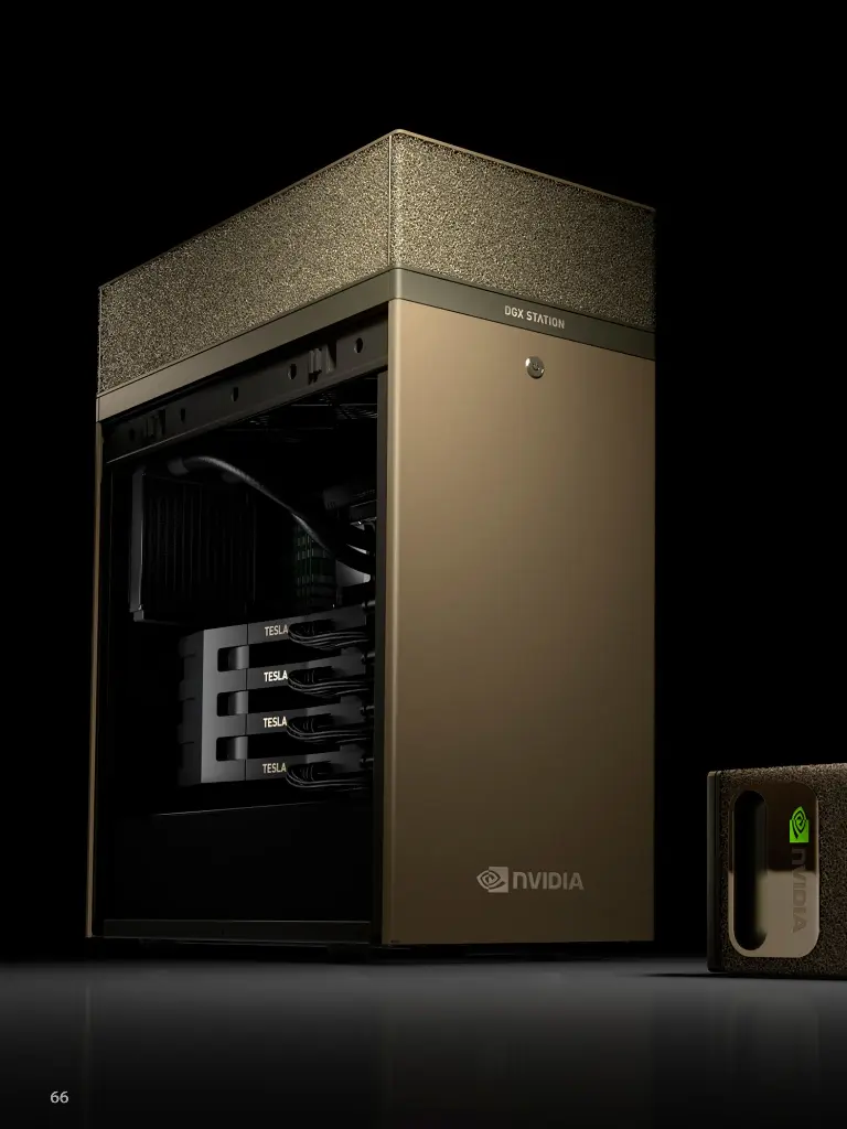 NVIDIA UNVEILS DGX STATION, A DESKSIDE SUPERCOMPU­TER CAPABLE OF ...