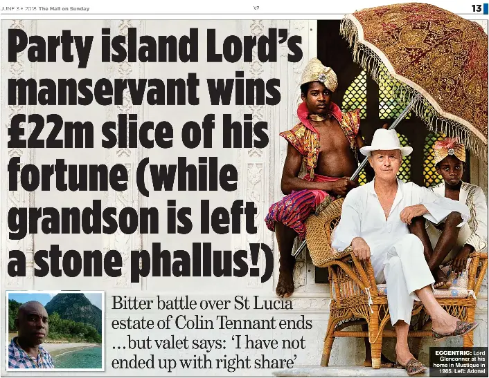 Party island Lord’s manservant wins £ 22m slice of his fortune ( while ...