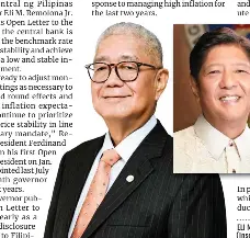 BSP ready to adjust policy rate to anchor inflation expectatio­n - PressReader