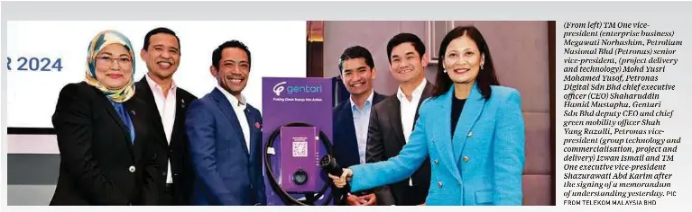 TM, Petronas to drive digital and sustainabl­e innovation - PressReader