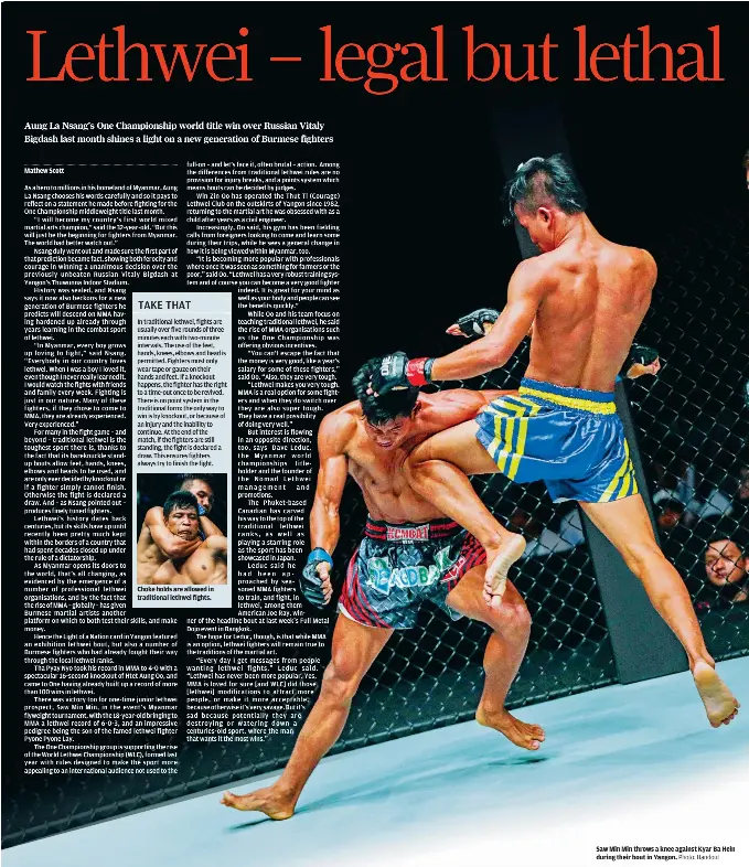 Lethwei – legal but lethal - PressReader