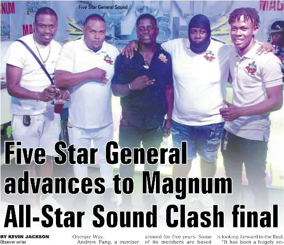 Five Star General advances to Magnum All-star Sound Clash final ...