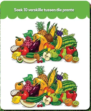 Soek 10 verskille tussen die prente - PressReader
