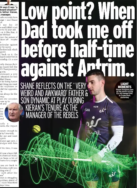 Low point? When Dad took me off before half-time against Antrim.. - PressReader