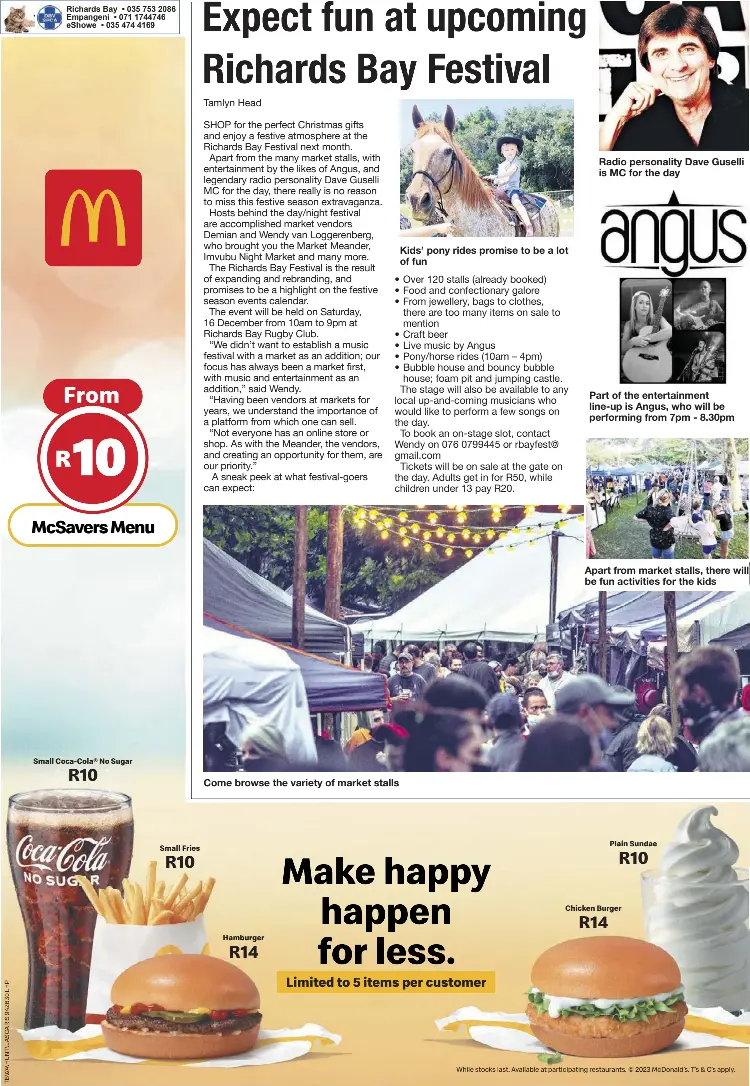 Expect fun at upcoming Richards Bay Festival - PressReader