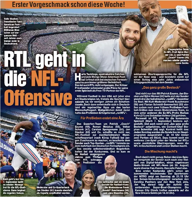 RTL geht in die NFL- Offensive - PressReader