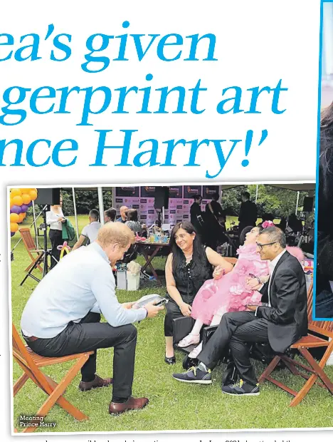 ‘Rhea’s given her fingerprin­t art to Prince Harry!’ - PressReader