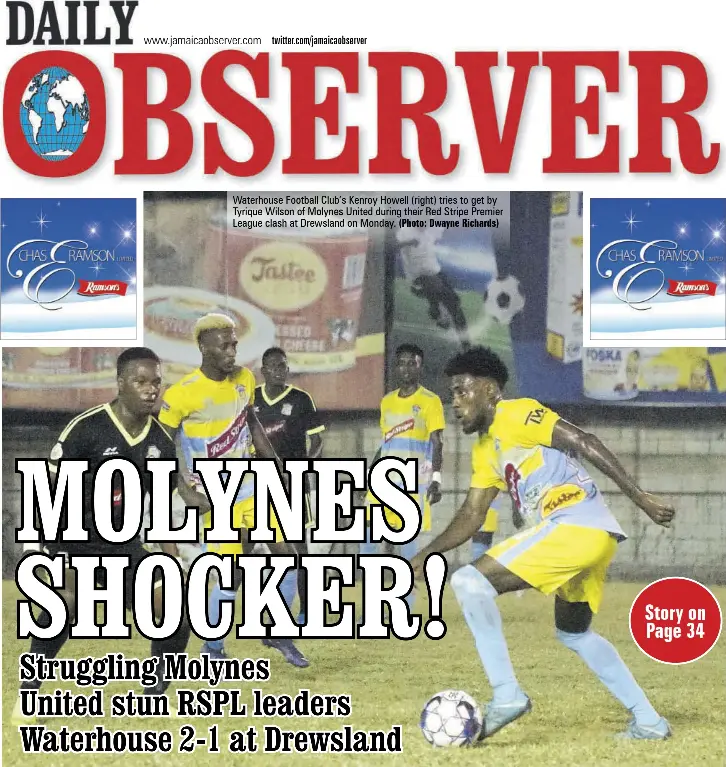 MOLYNES SHOCKER! - PressReader