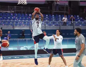 Durant ‘feeling good’ as USA arrive in Paris - PressReader
