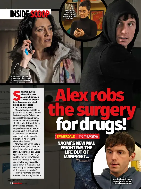 Alex robs the surgery for drugs! - PressReader