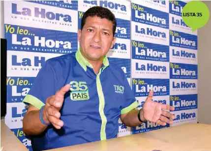 Mi intención es hacer que ese legado del prefecto Marco Troya siga en ...