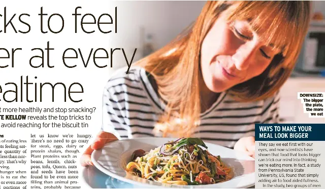 Tricks to feel fuller at every mealtime - PressReader