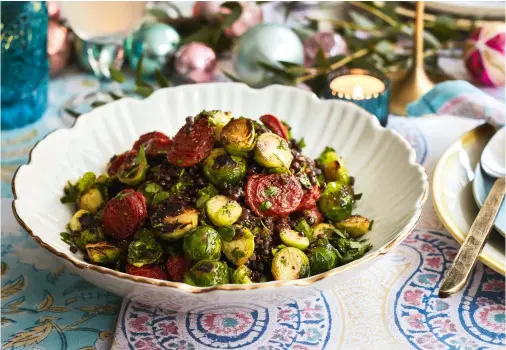 CHARRED BRUSSELS SPROUTS WITH CHORIZO & LENTILS - PressReader