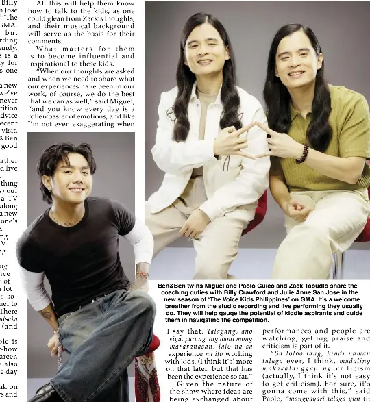 BEN&BEN TWINS MIGUEL AND PAOLO, ZACK HEED THE CALL TO INSPIRE ‘THE ...
