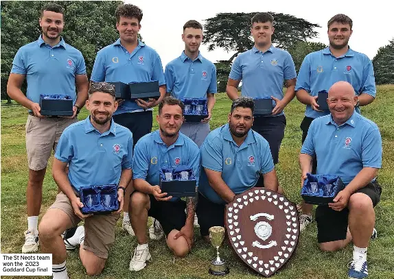 St Neots secure unique treble with cup victory - PressReader