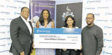 New Fortress energises UWI’S Math Olympiad with $1m - PressReader
