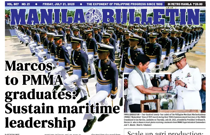 Marcos to PMMA graduates: Sustain maritime leadership - PressReader