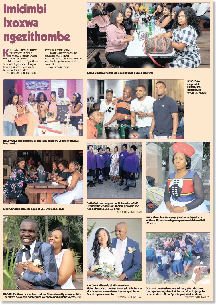 Imicimbi ixoxwa ngezithomb­e - PressReader