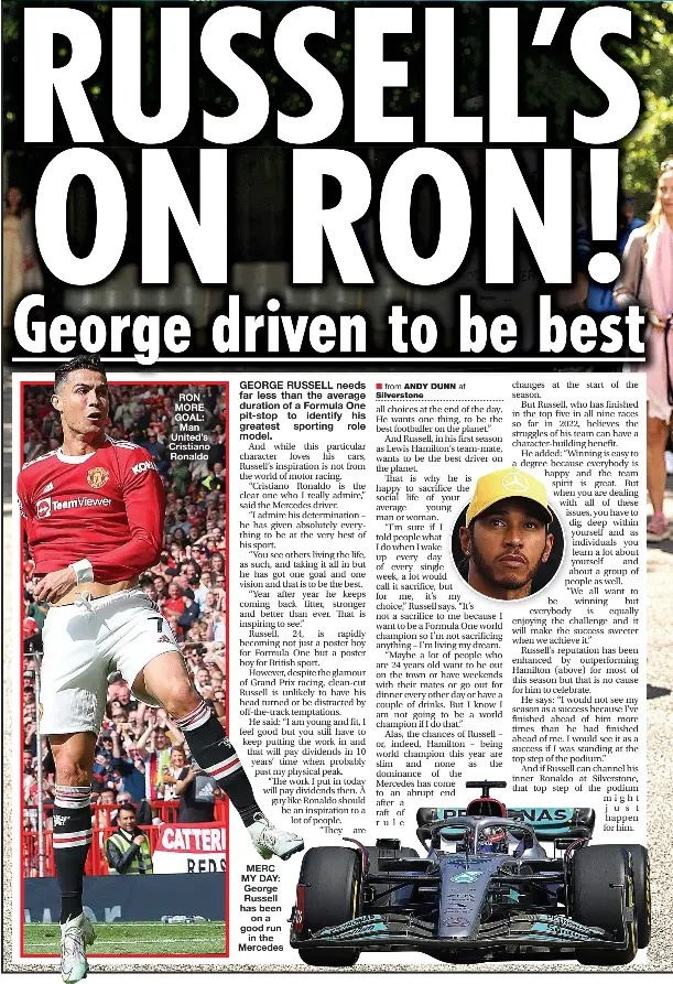 RUSSELL’S ON RON! George driven to be best - PressReader