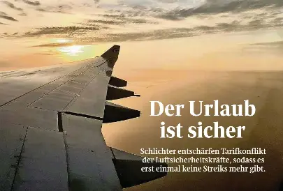 Der Urlaub ist sicher - PressReader