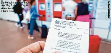 Einen Schritt weiter zum 49-Euro-Ticket - PressReader