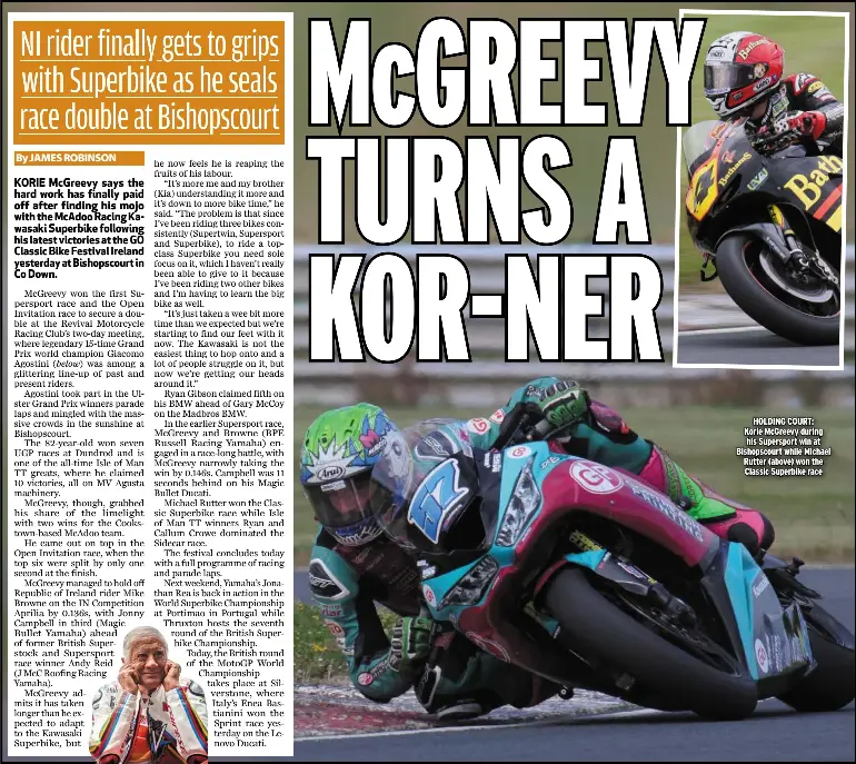 McGREEVY TURNS A KOR-NER - PressReader