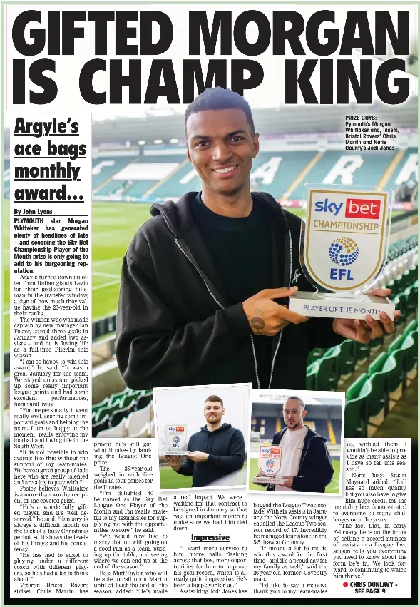 GIFTED MORGAN IS CHAMP KING - PressReader