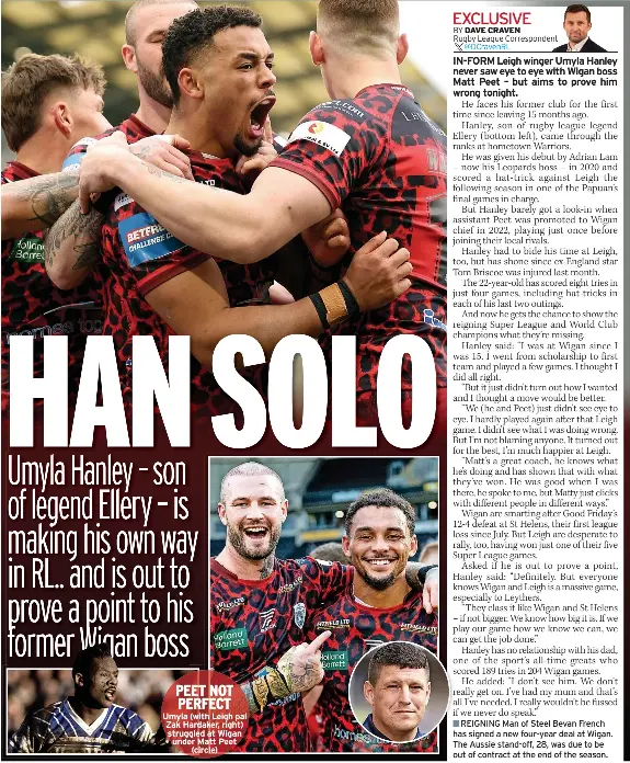 LEIGH LEOPARDS WIGAN WARRIORS - PressReader