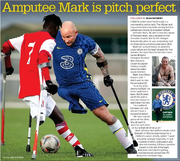 Amputee Mark is pitch perfect - PressReader