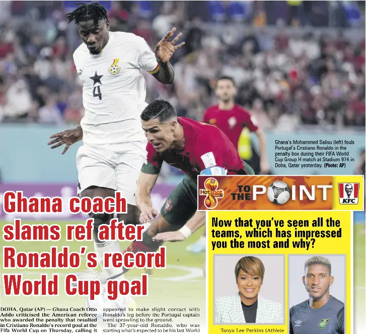 Ghana coach slams ref after Ronaldo’s record World Cup goal - PressReader