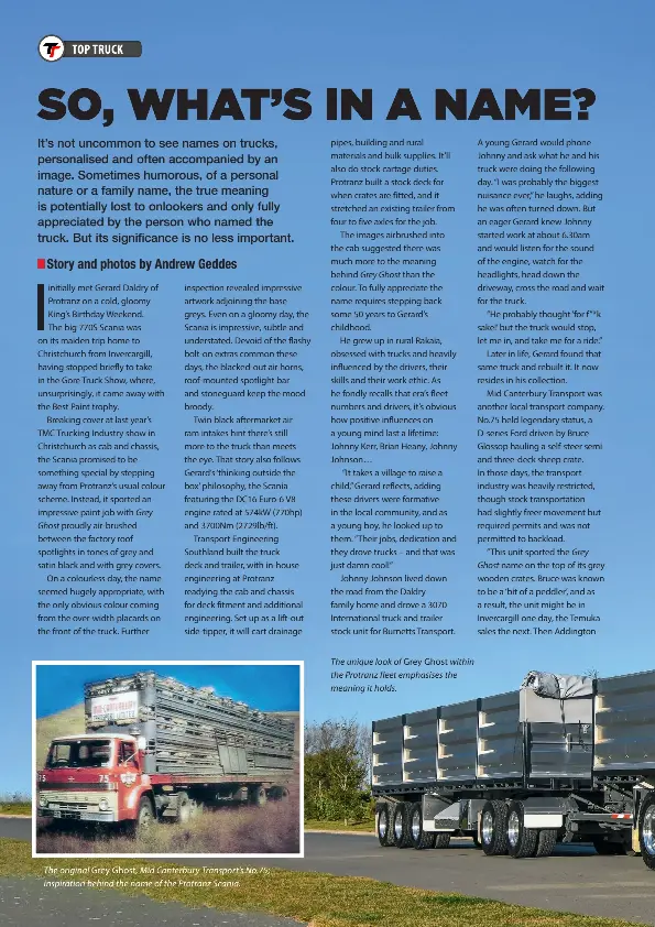 SO, WHAT’S IN A NAME? - PressReader