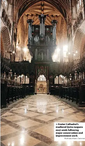 Medieval cathedral Quire reopening after renovation - PressReader