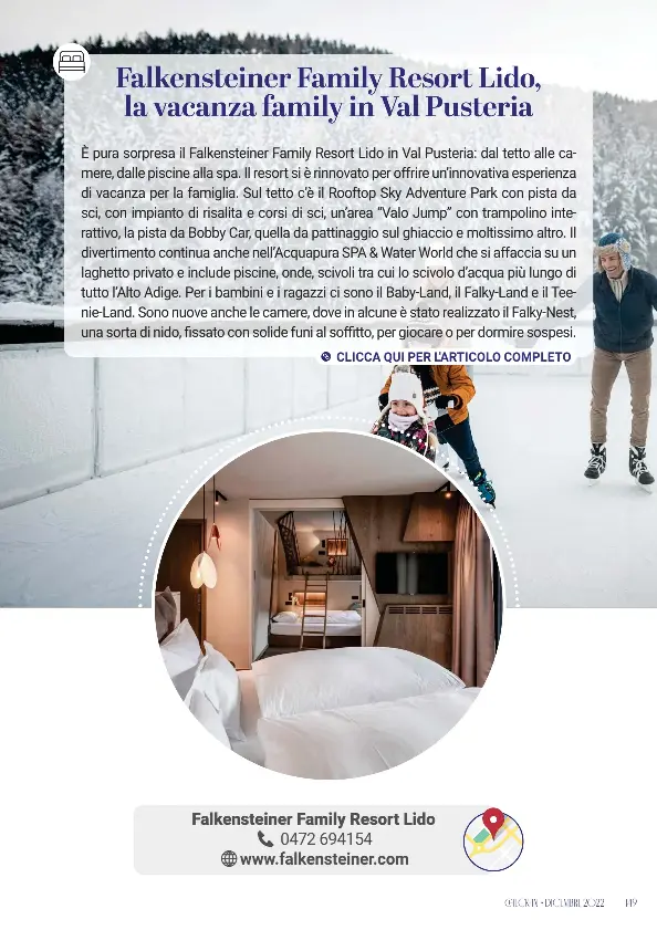 Falkenstei­ner Family Resort Lido, la vacanza family in Val Pusteria - PressReader