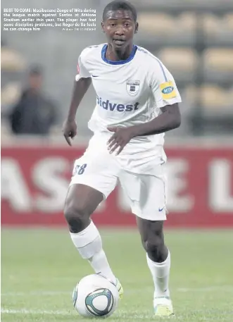 Zongo settling in well, says De Sa - PressReader