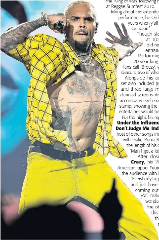 Chris Brown promises to be ‘back soon’ in Jamaica Artiste delivers stellar performanc­e at ...
