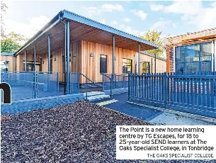 Specialist college gets The Point of top class provision - PressReader