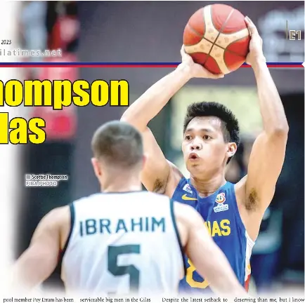 Scottie Thompson back in Gilas practice - PressReader