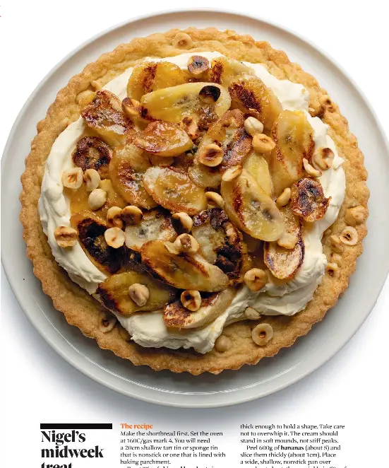 Nigel’s midweek treat Banana hazelnut shortbread - PressReader
