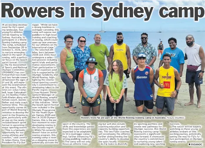 Rowers in Sydney camp - PressReader