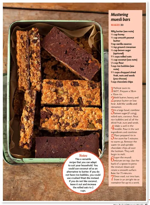Mustering muesli bars - PressReader