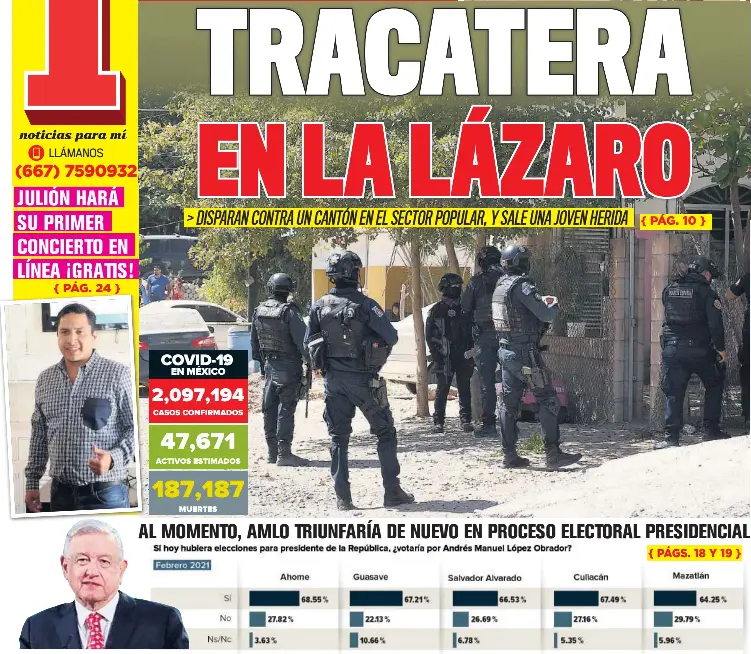 TRACATERA EN LA LÁZARO - PressReader
